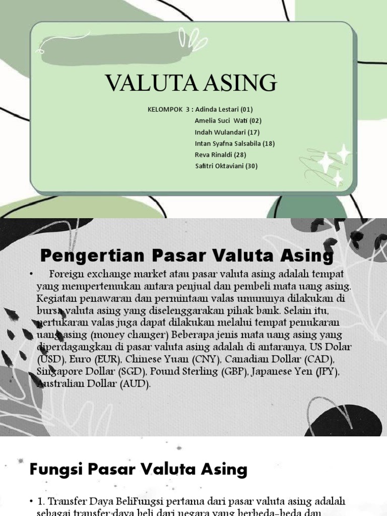Pasar Valuta Asing | PDF