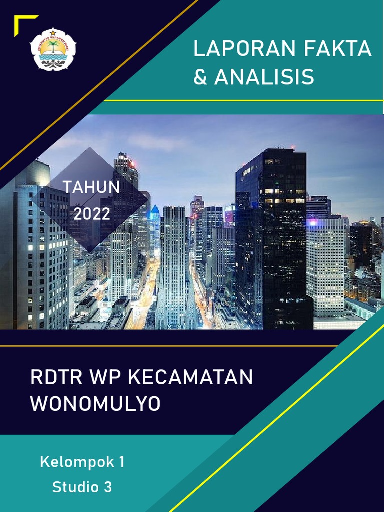 Laporan RDTR Perkotaan Wonomulyo 2021-2041 | PDF