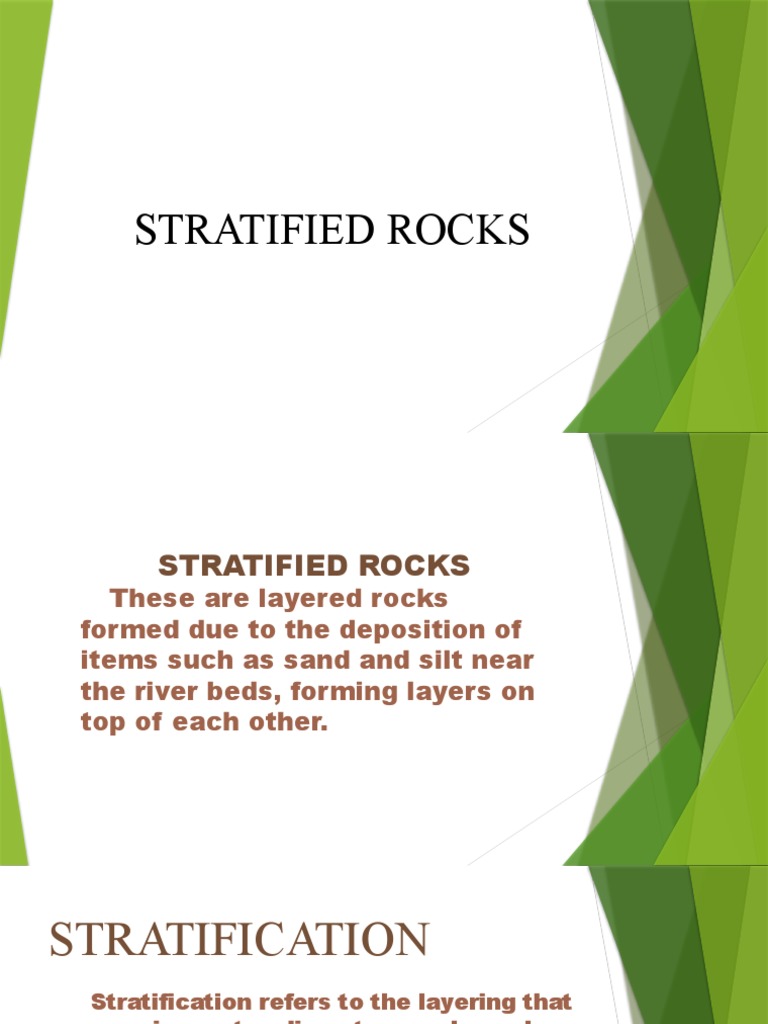 Stratified Rocks | PDF | Stratigraphy | Geology