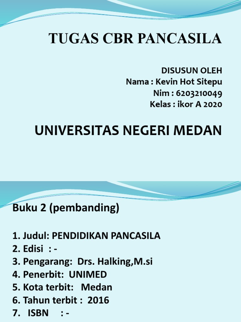 Tugas CBR Pancasila | PDF