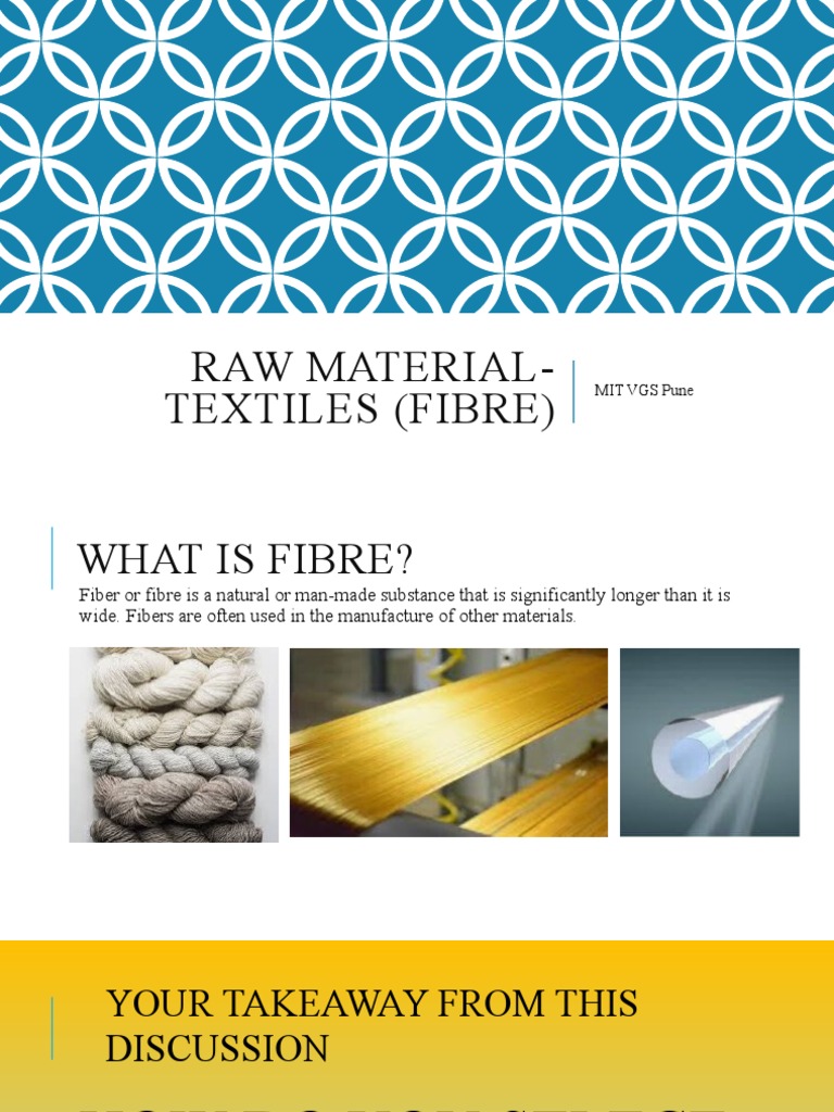 Raw Material Textiles | PDF | Fibers | Strength Of Materials