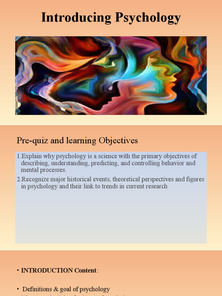 Introduction To Psychology | Download Free PDF | Nervous System ...