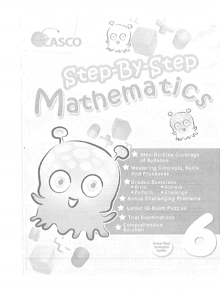 Step by Step Mathematics 6 | PDF