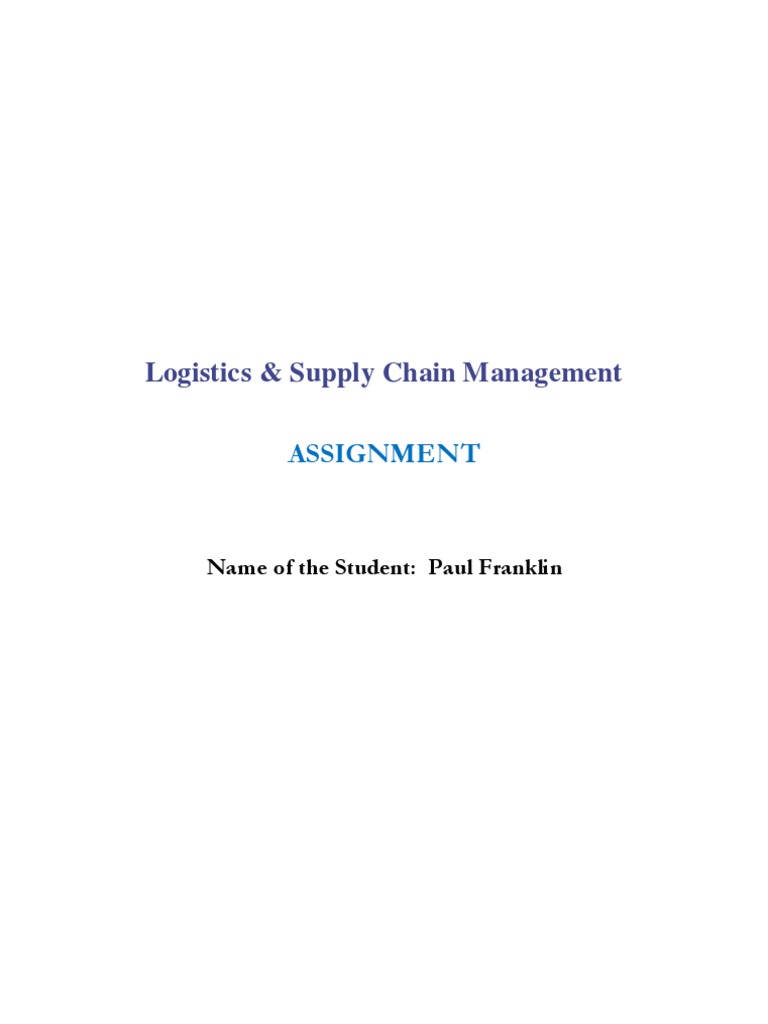 Supply Chain Demand Estimation and Planning | PDF | Technology ...
