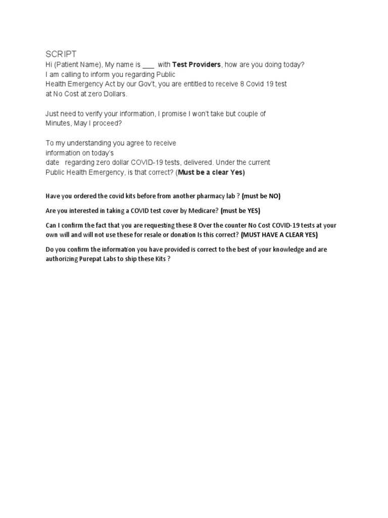 Covid Script | PDF | Self-Improvement