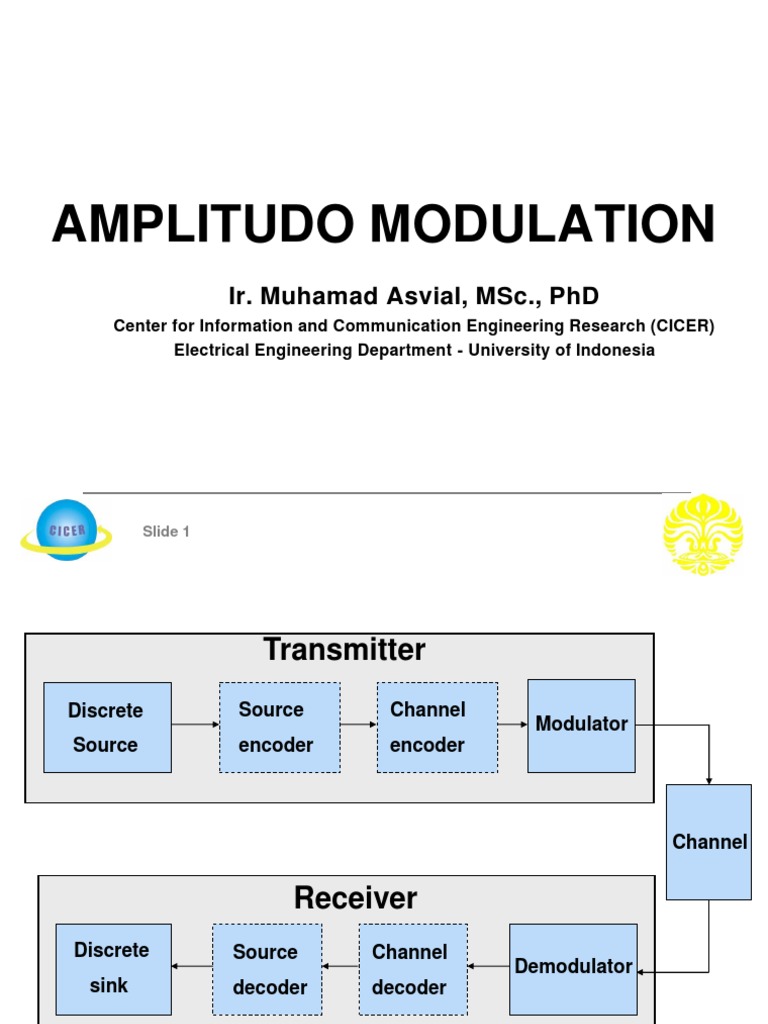 Lecture 12 Amplitudo Modulation | PDF | Modulation | Electronic Engineering