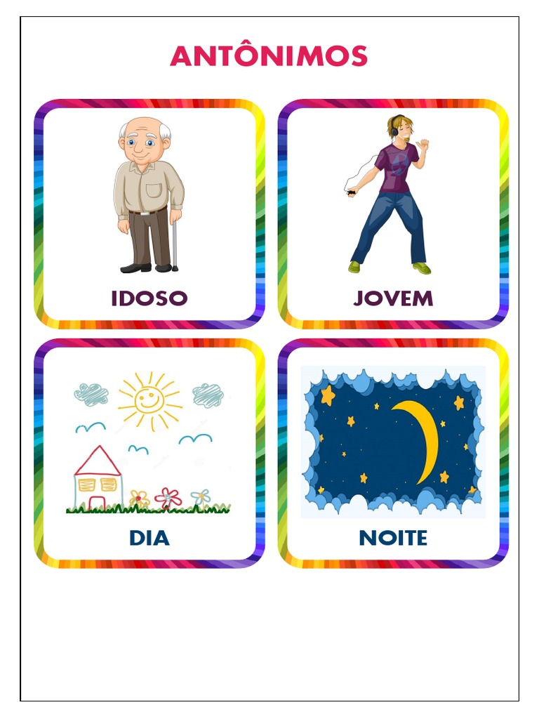 Jogo Da Memoria Dos Antonimos | PDF | Religião e Espiritualidade