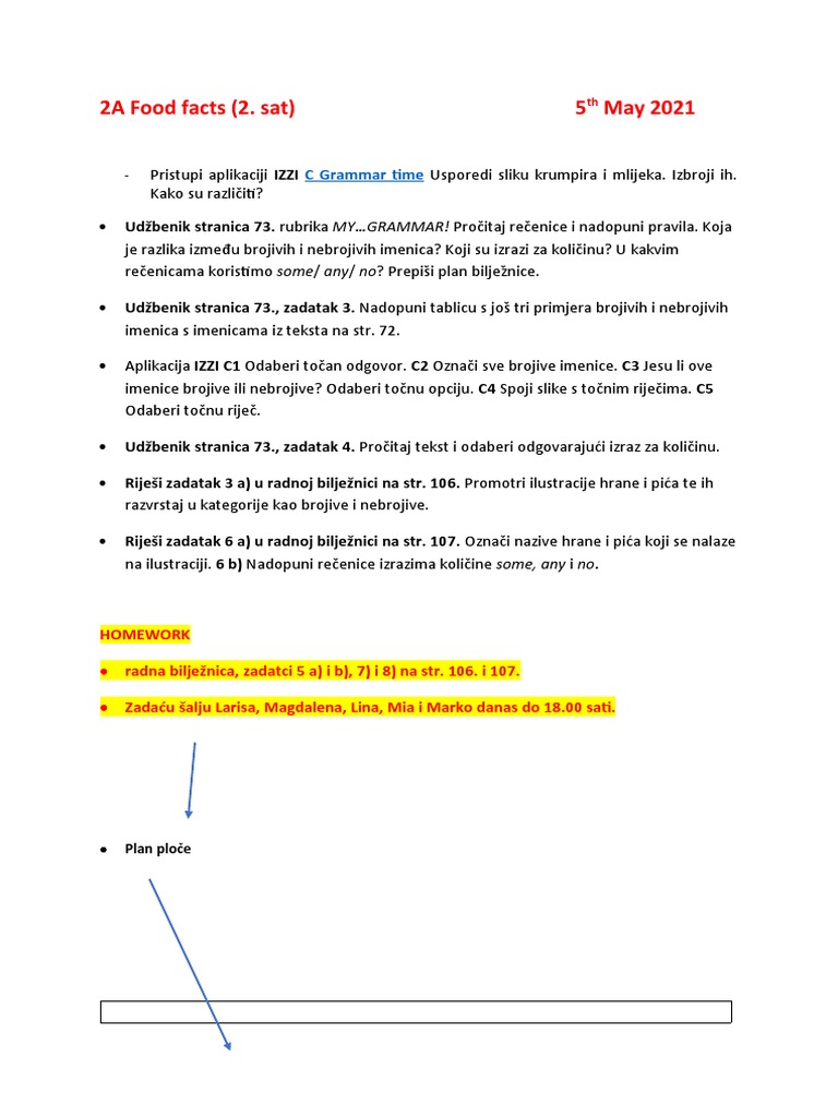 6.c2 Food Facts | PDF