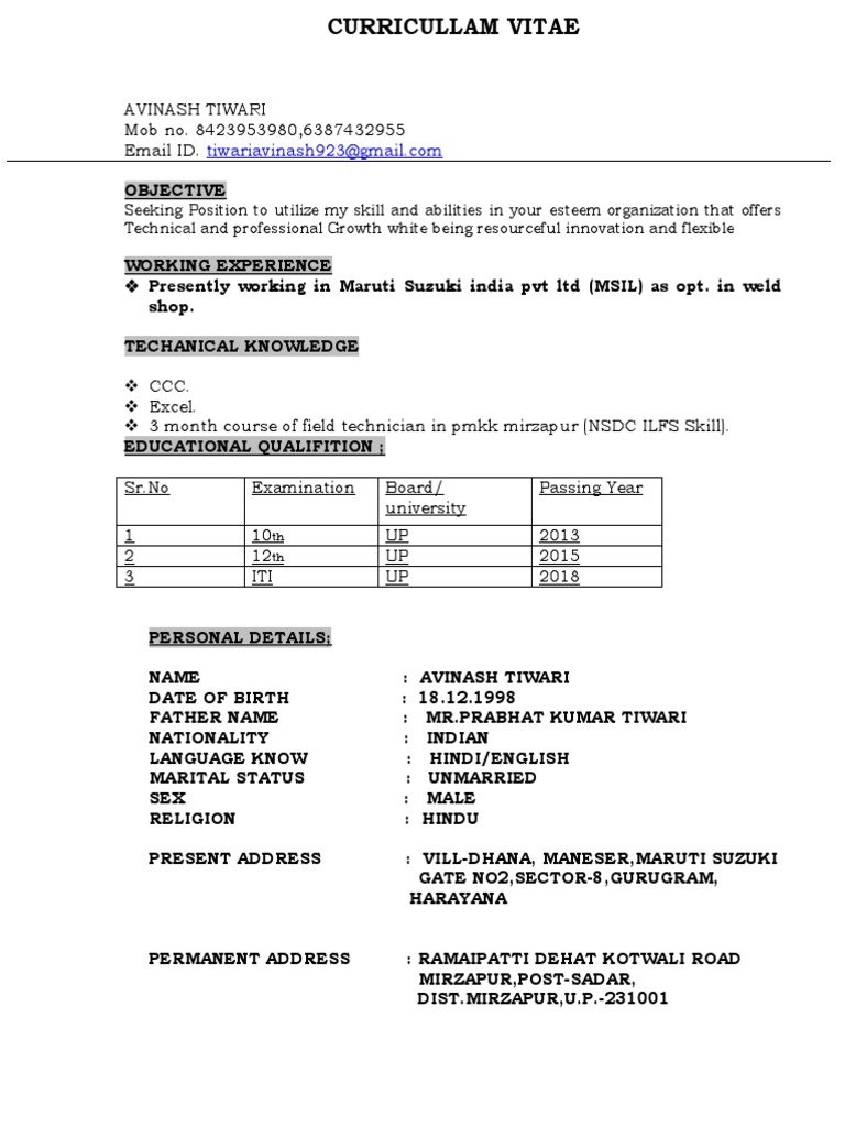 Avinash Tiwari | PDF