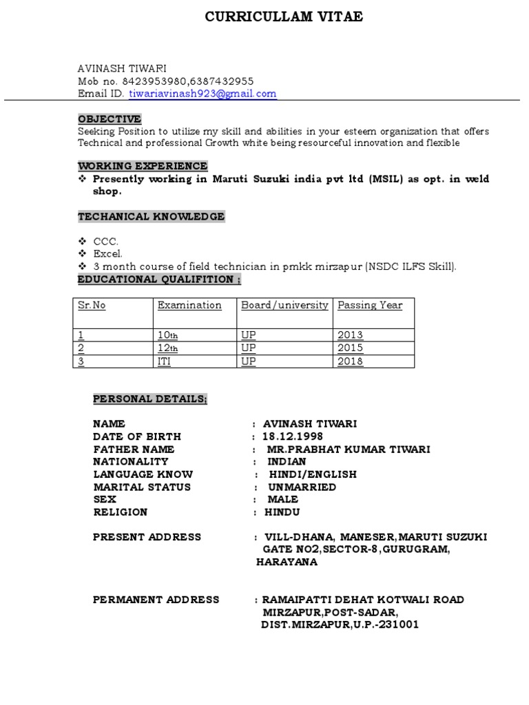 Avinash Tiwari | PDF