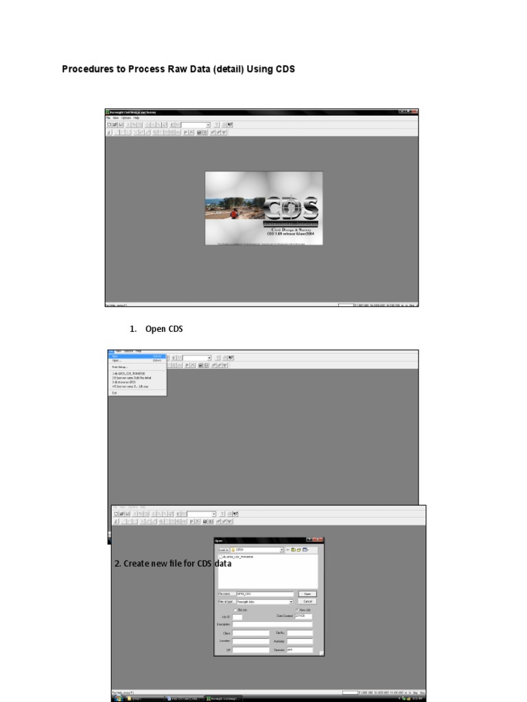 Procedure To Process Raw Data | PDF