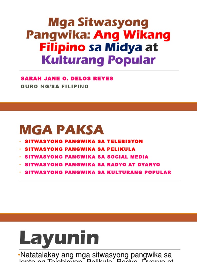 Midya at Kulturang Popular | PDF