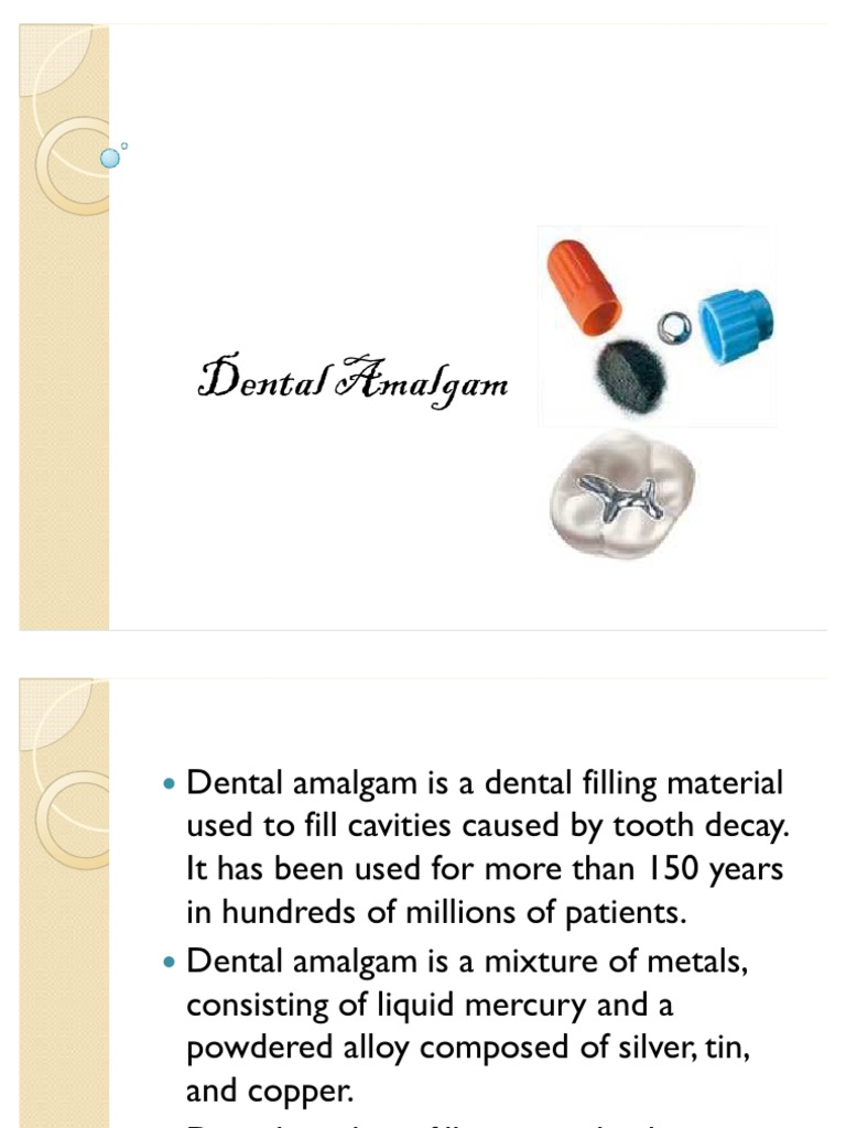 Dental Amalgam Mixture Overview | PDF
