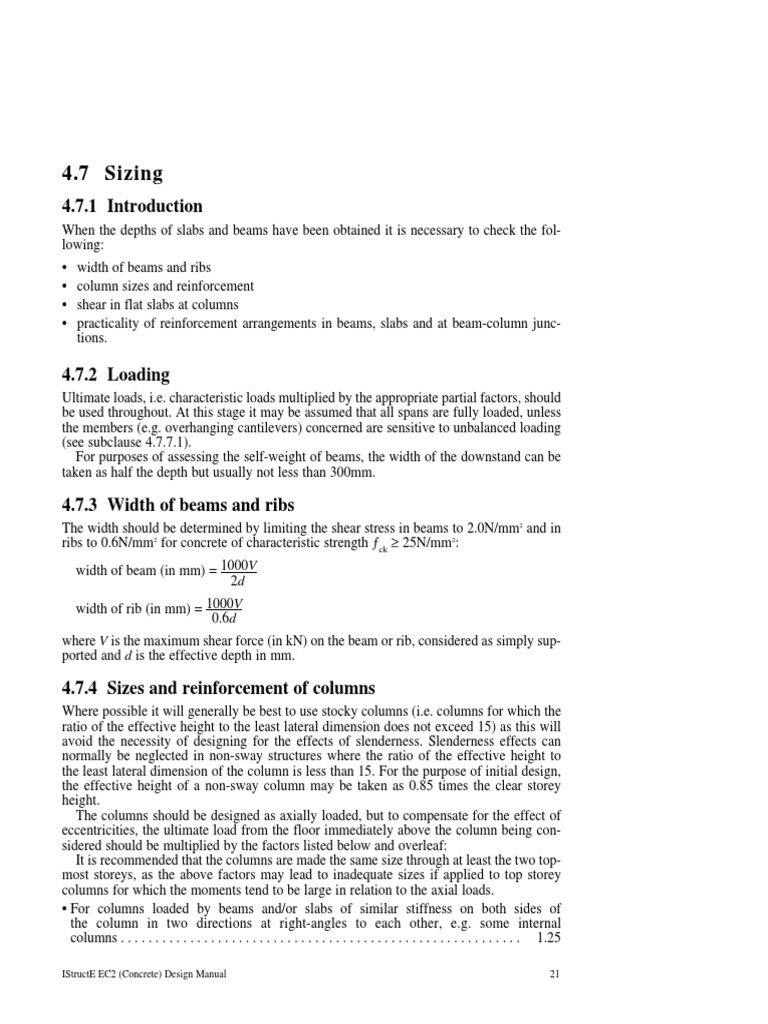 Manual For Design of Reinforced Concrete Building Structures To EC2 ...