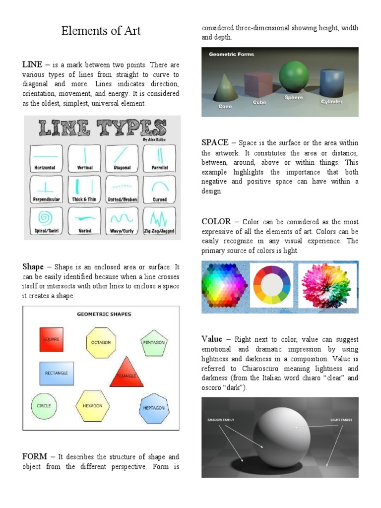 Lecture 2 - Elements of Art | PDF | Composition (Visual Arts ...