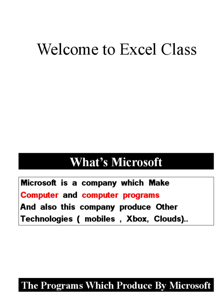 Excel Chapter Pdf Microsoft Excel Computer File