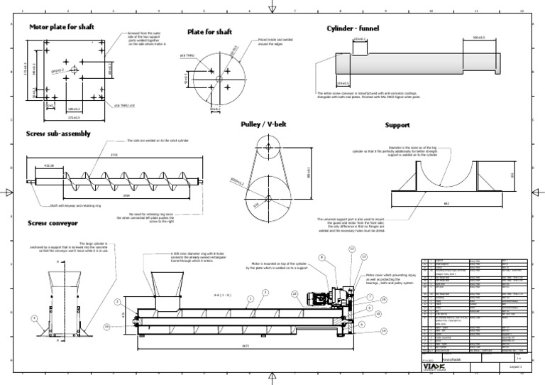 Layout | PDF | Belt (Mechanical) | Screw