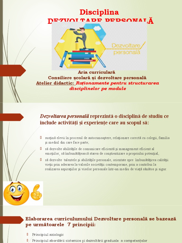 Dezvoltare Personală | PDF
