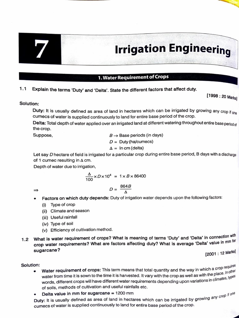 CSE Engg Irrigation1 | PDF