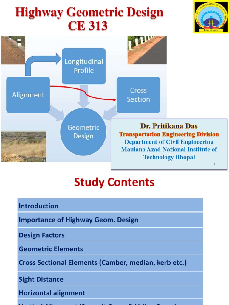 Highway Geometric Design | PDF | Road | Friction