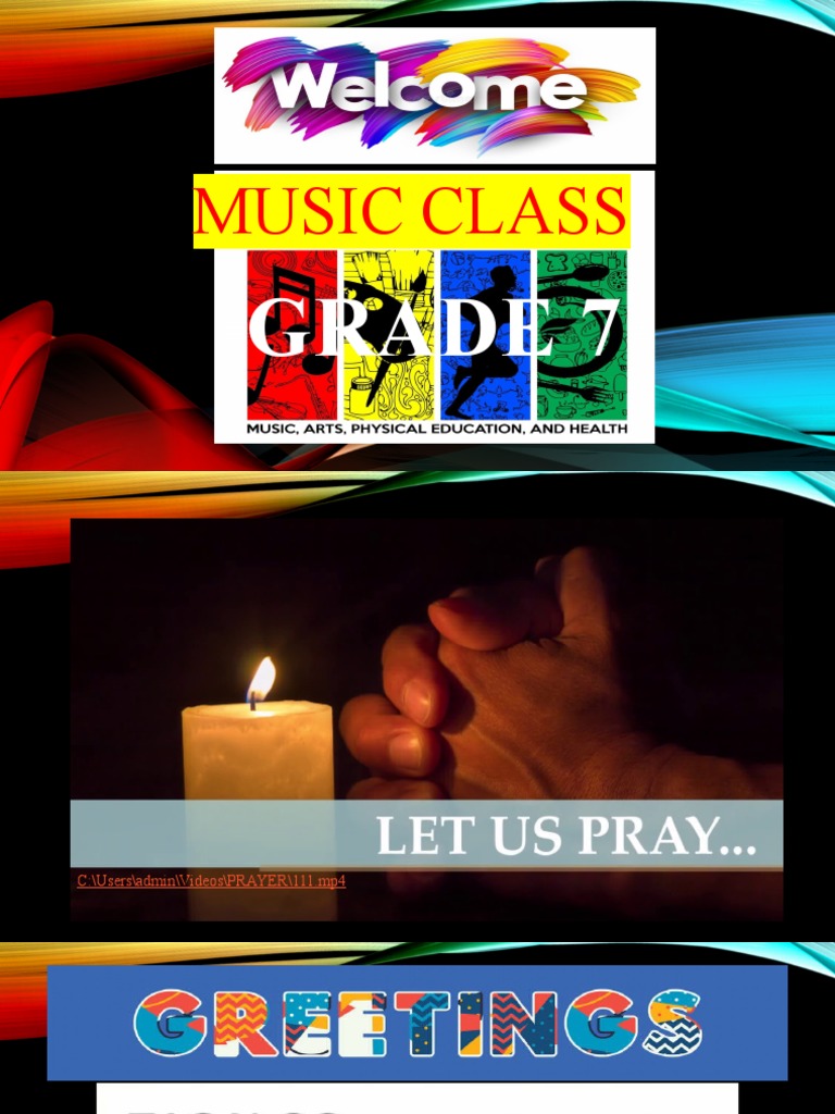 Grade 7 Music Lesson 1 | PDF