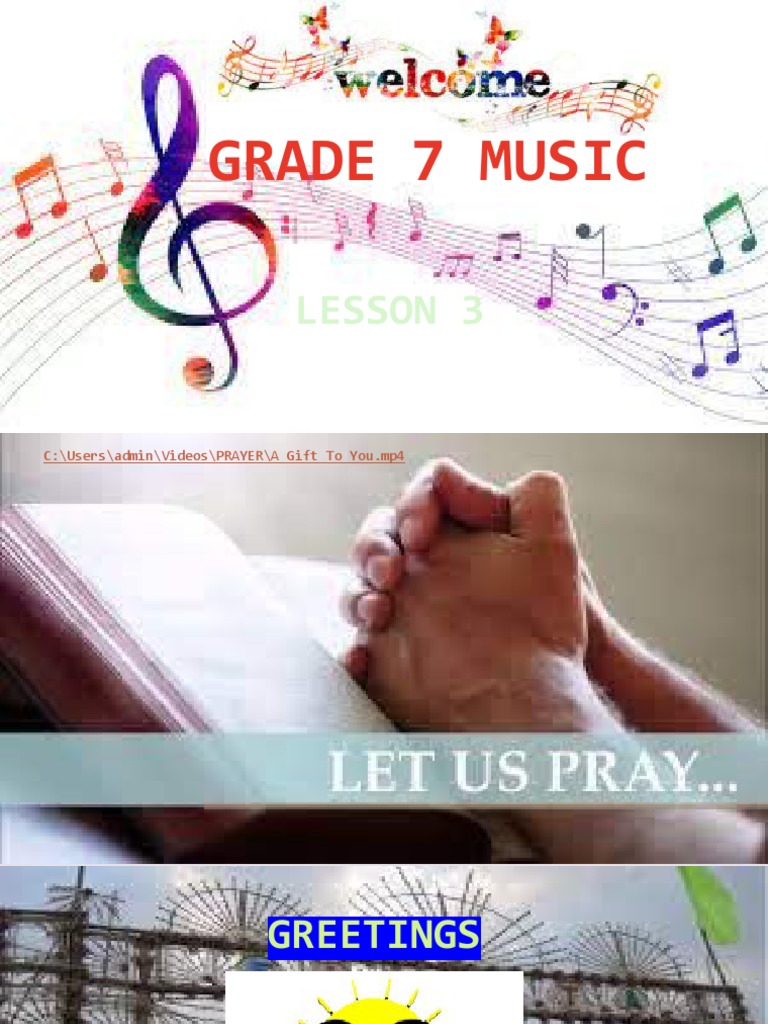 Grade 7 Music Lesson 3 | PDF | Christian Worship And Liturgy