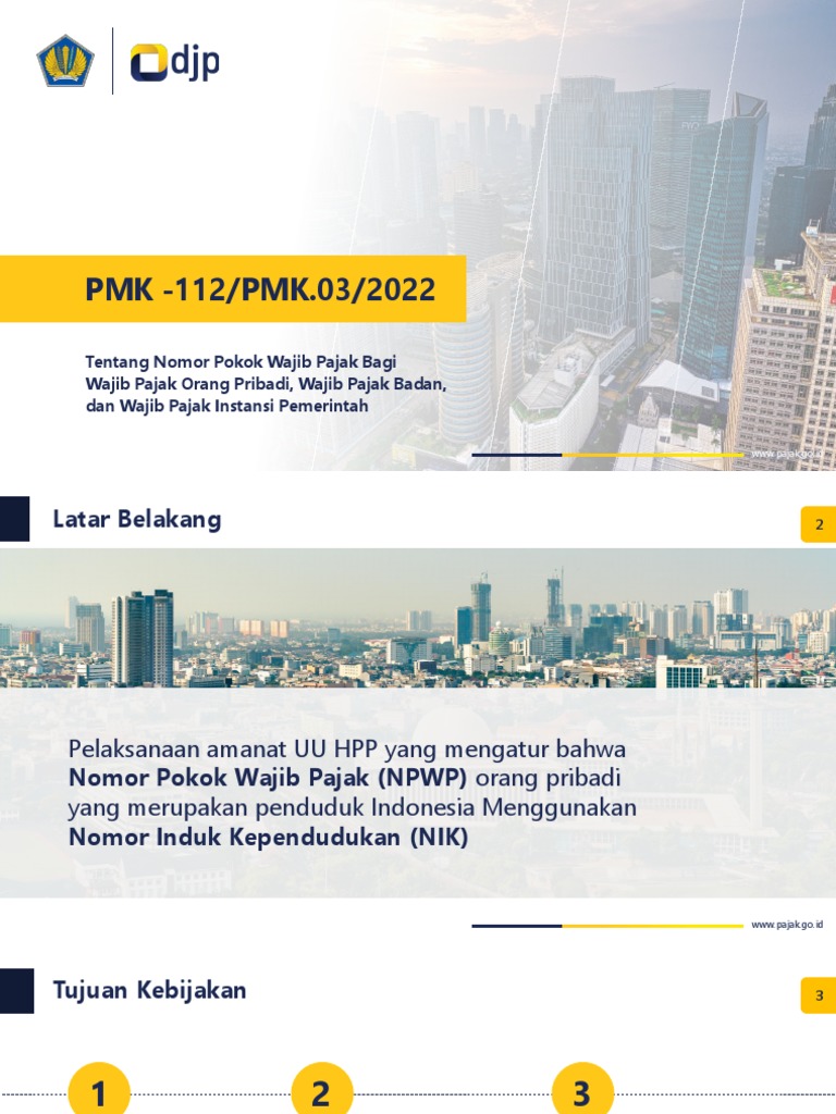 PMK 112 PMK 03 Tahun 2022 - Materi | PDF