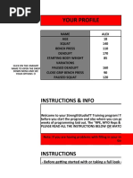 Kizen 12 Week Powerbuilding 2.0 | PDF | Individual Sports | Weight Training