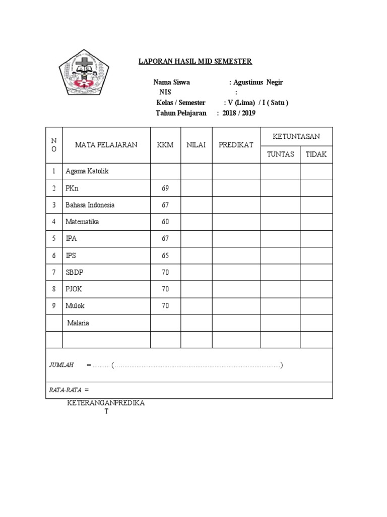 Laporan Hasil Mid Semester | PDF