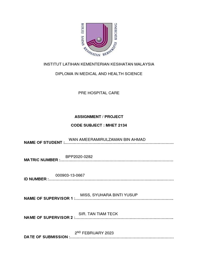 Pre-Hospital Care in Malaysia Overview | PDF | Emergency Medical ...