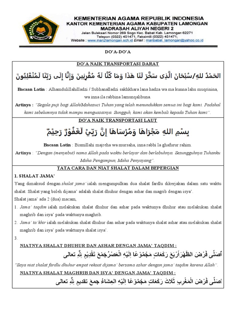 Doa Doa | PDF
