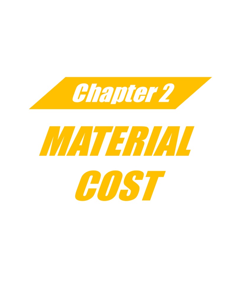Costing Volume 1 Pranav Popat 2 Files | PDF | Supply Chain Management | Business Process