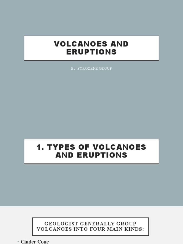 Pyroxene Group (Abm11) Ppt. | PDF | Types Of Volcanic Eruptions | Volcano