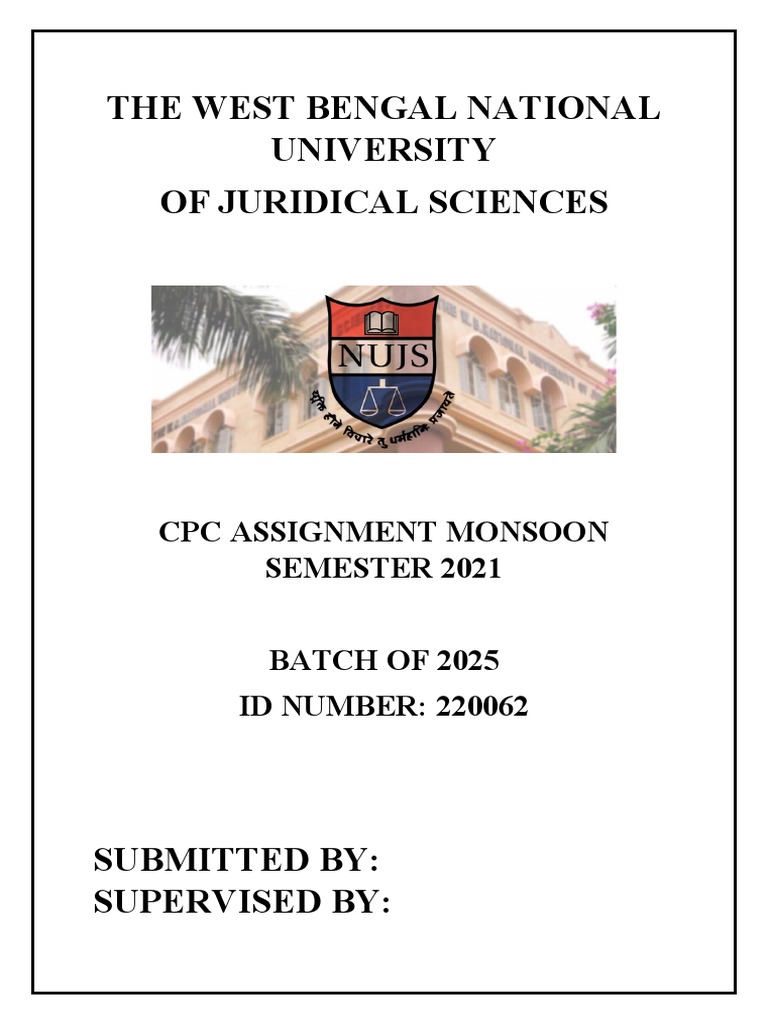 CPC Project | PDF | Pleading | Lawsuit