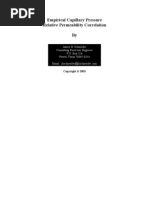 Relative Permeability Corey Model | PDF