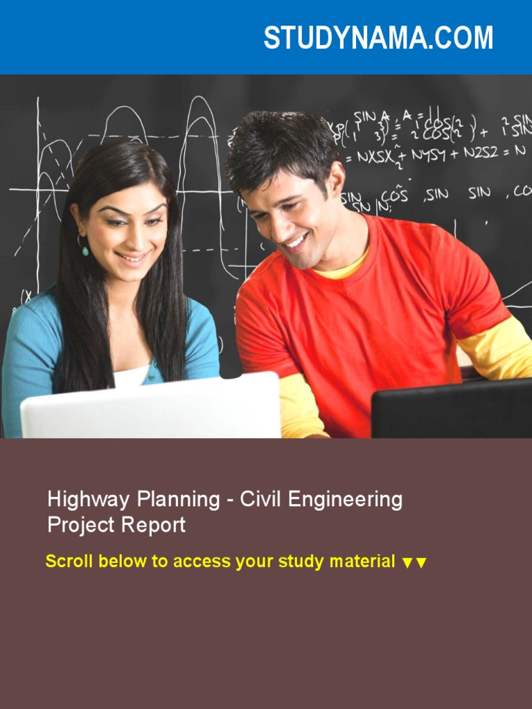 Highway Planning - Civil Engineering Project Report | PDF | Concrete ...