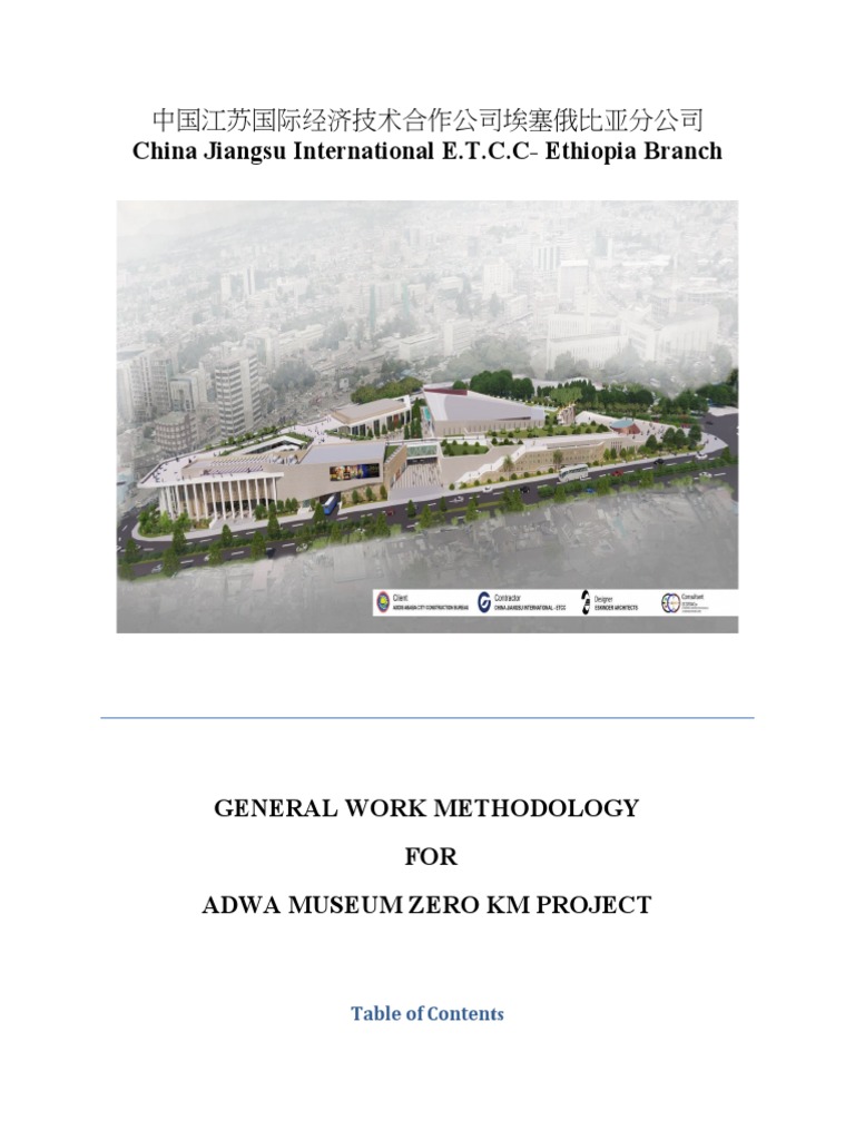 Abraham General Work Methdology | PDF | Concrete | Surveying