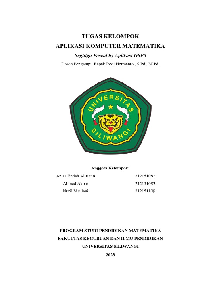 Segitiga Pascal by Aplikasi GSP5 | PDF