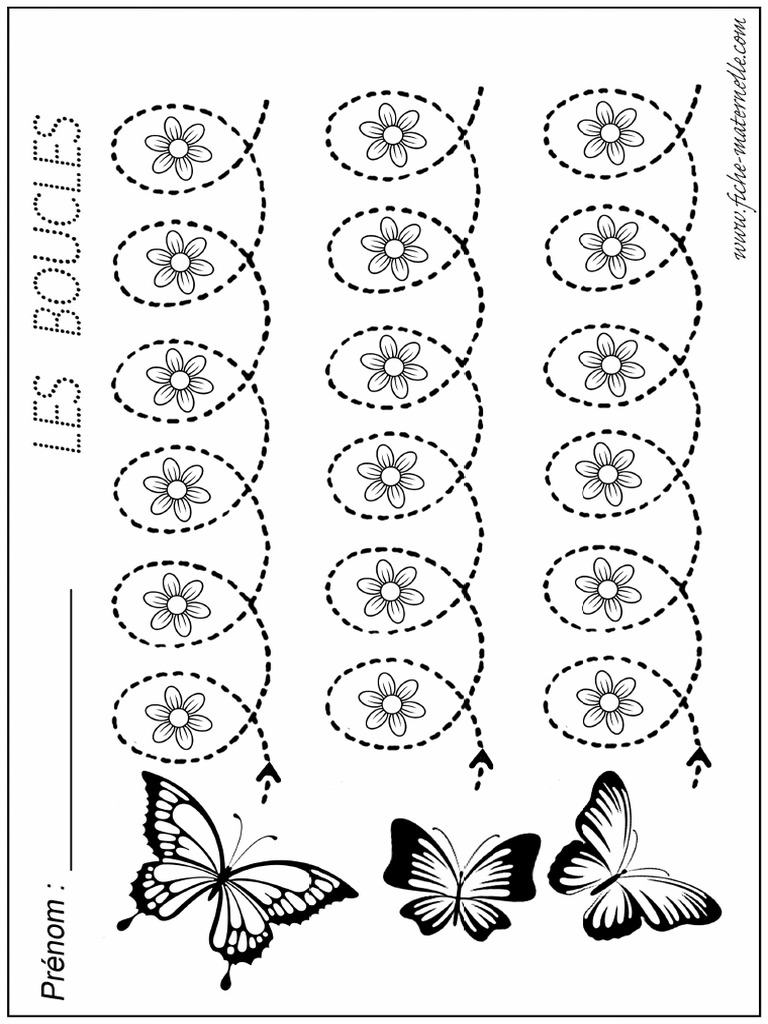 Papillon Graphisme Boucles | PDF
