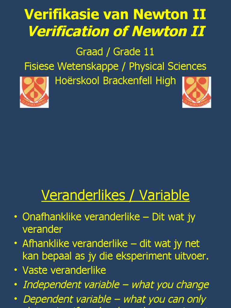 Newton II Met Tydtikker | PDF