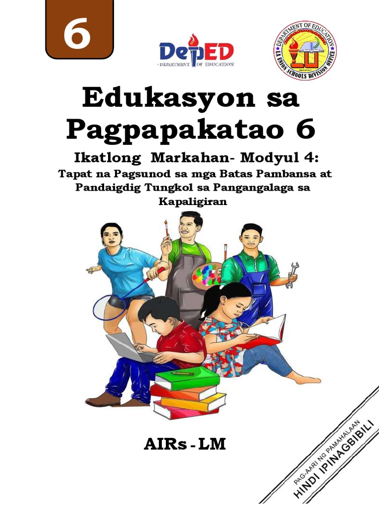 ESP6 Q3 Module-4 | PDF