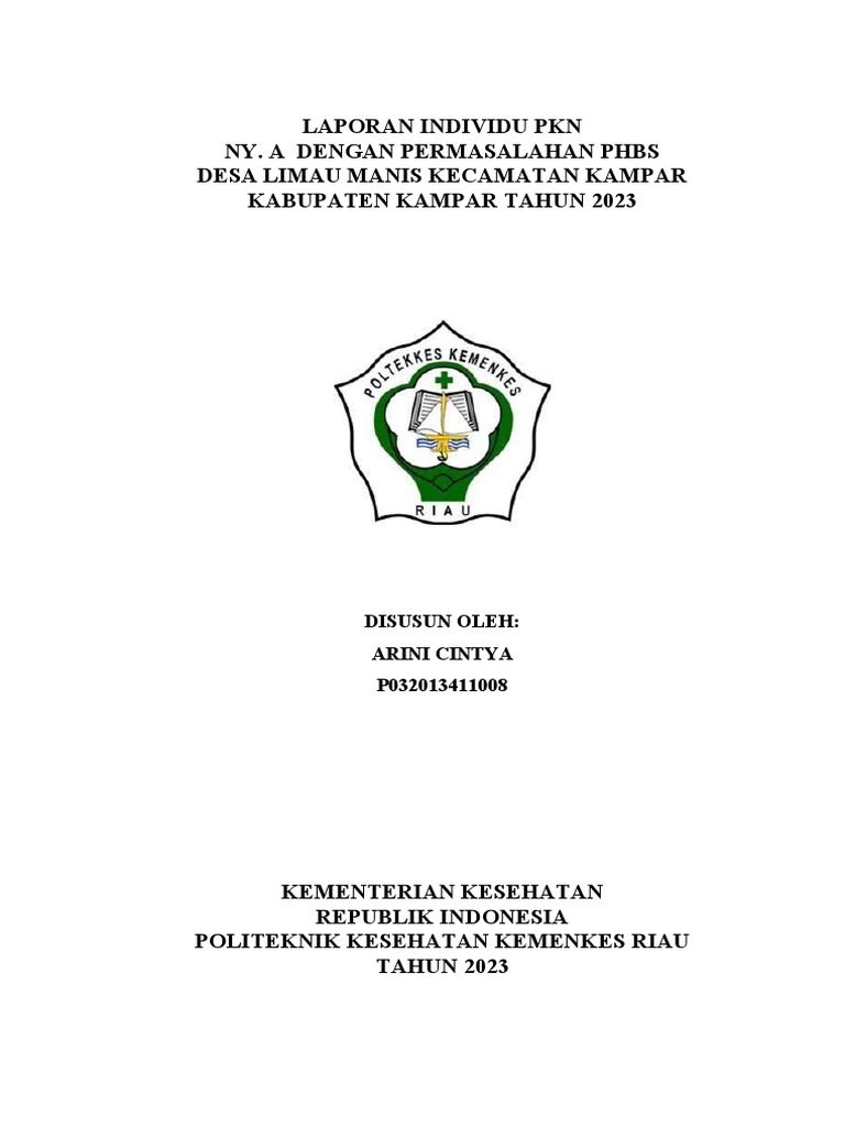 LAPORAN KK BINAAN INDIVIDU PKN Fix | PDF