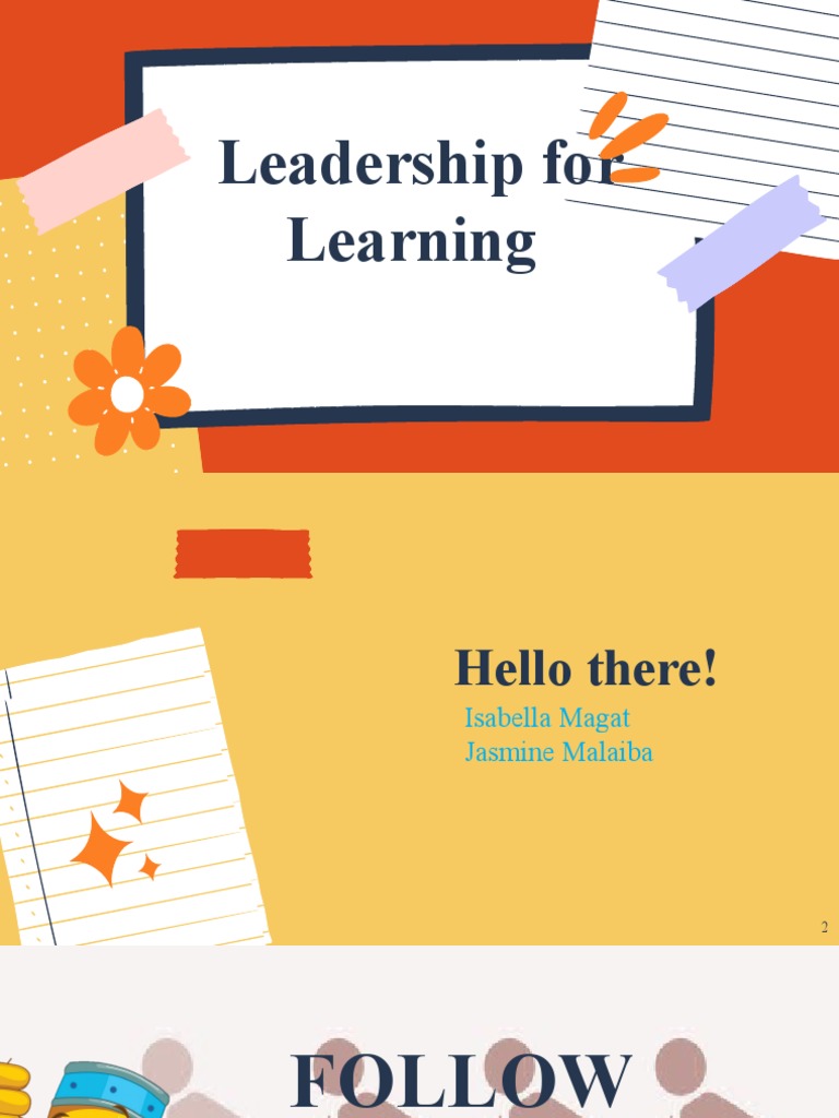 Leadership For Learning | PDF | Learning | Leadership