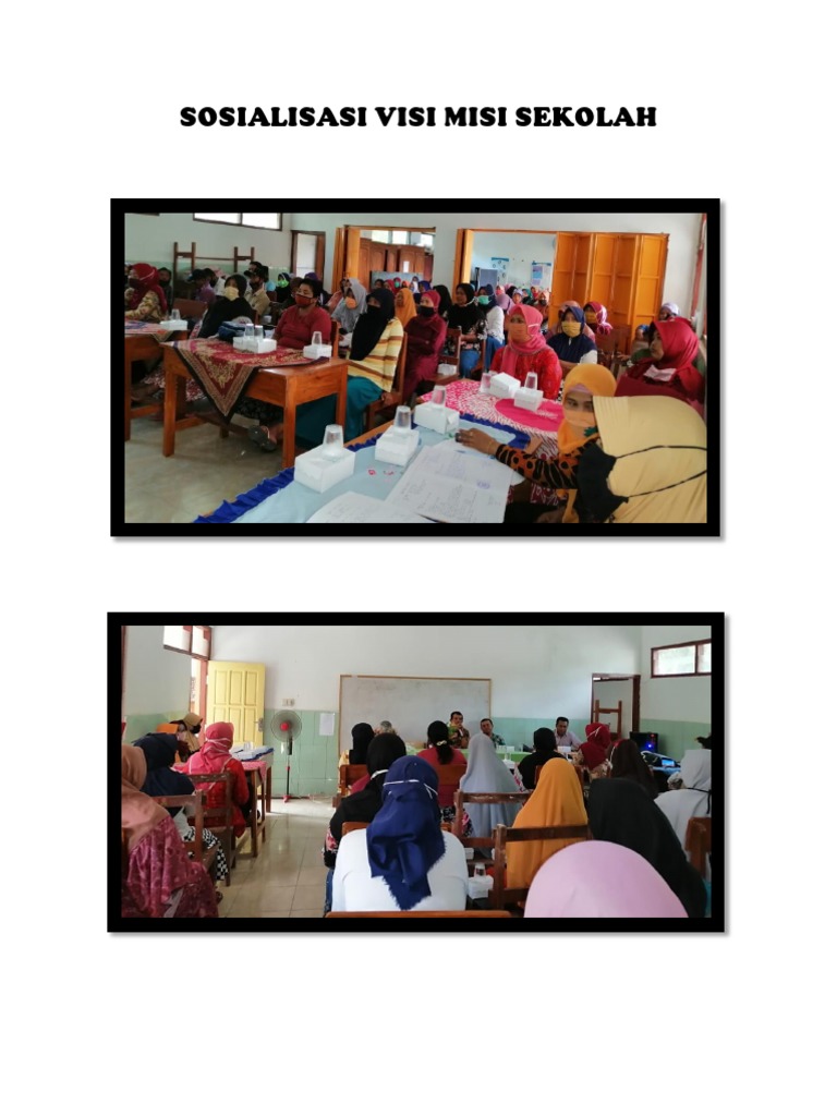 Sosialisasi Visi Misi Sekolah | PDF