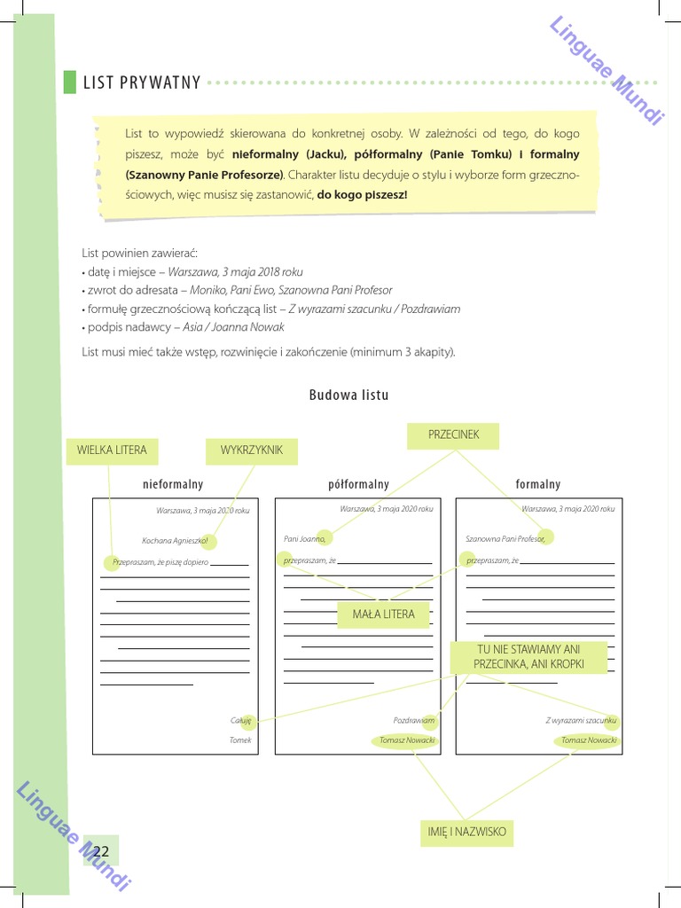 List Prywatny 1 | PDF