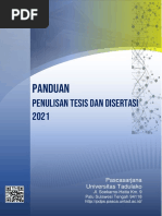 Pedoman Penulisan Tesis UGM | PDF