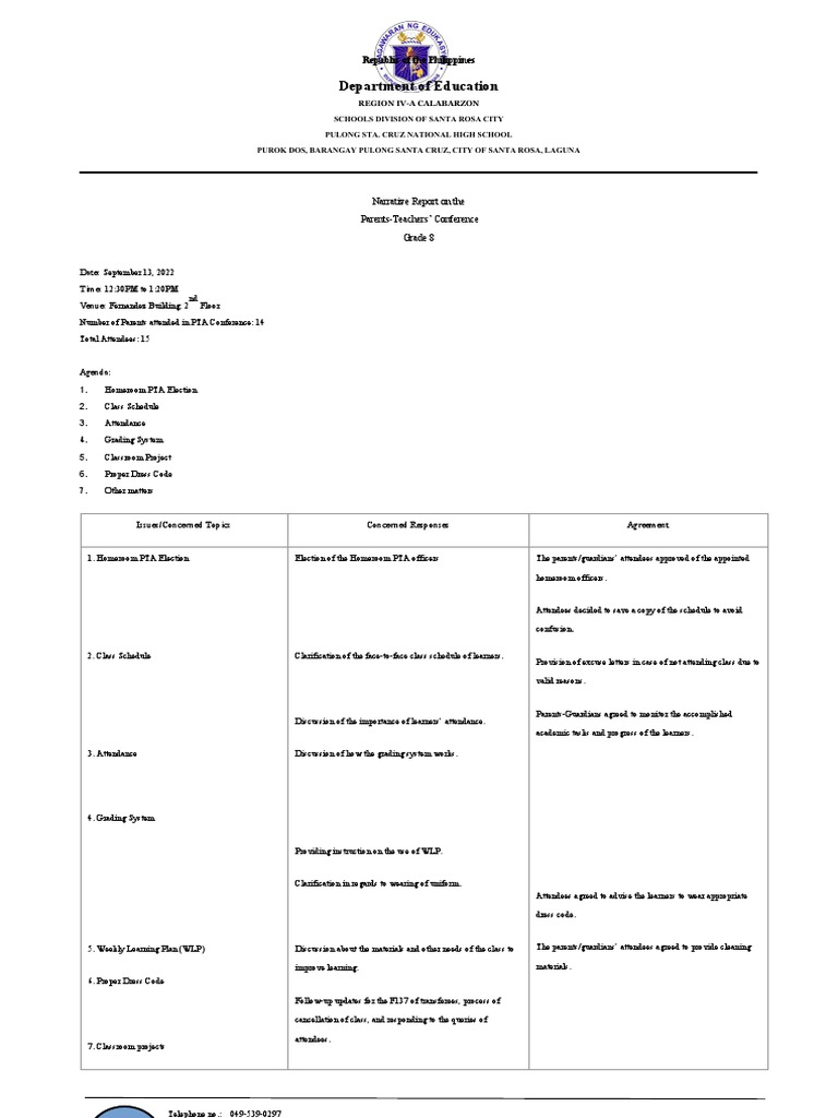 Ptc-Narrative Report | Download Free PDF | Cognition | Behavior Modification