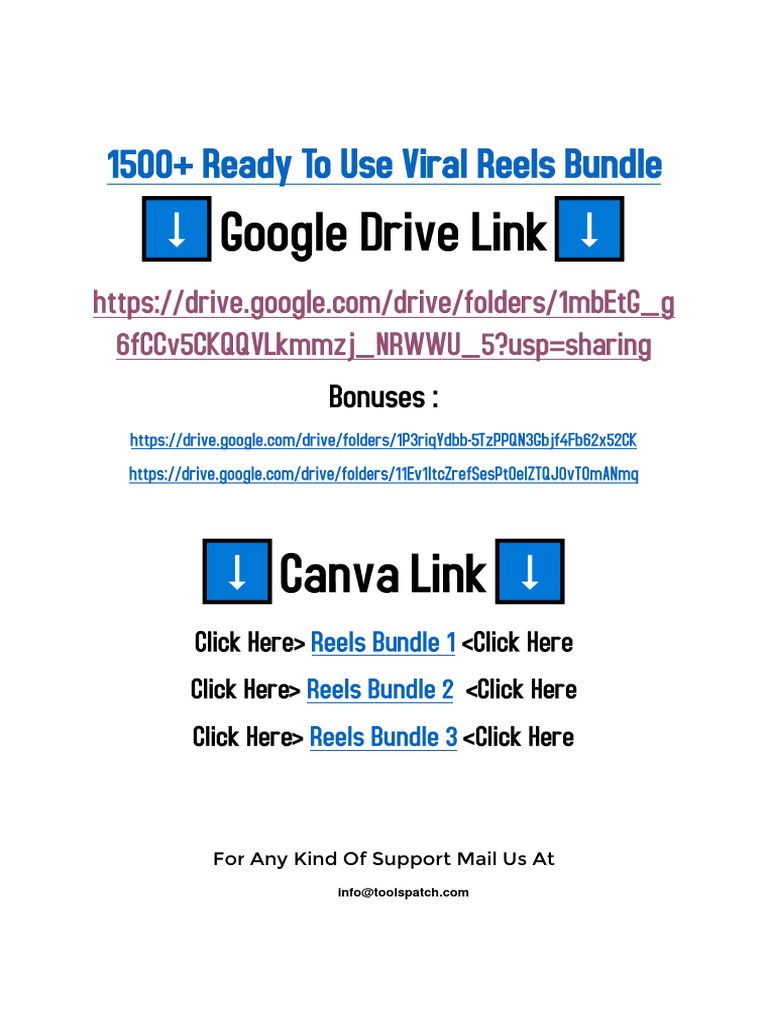 1500 Viral Reels Bundle Download | PDF