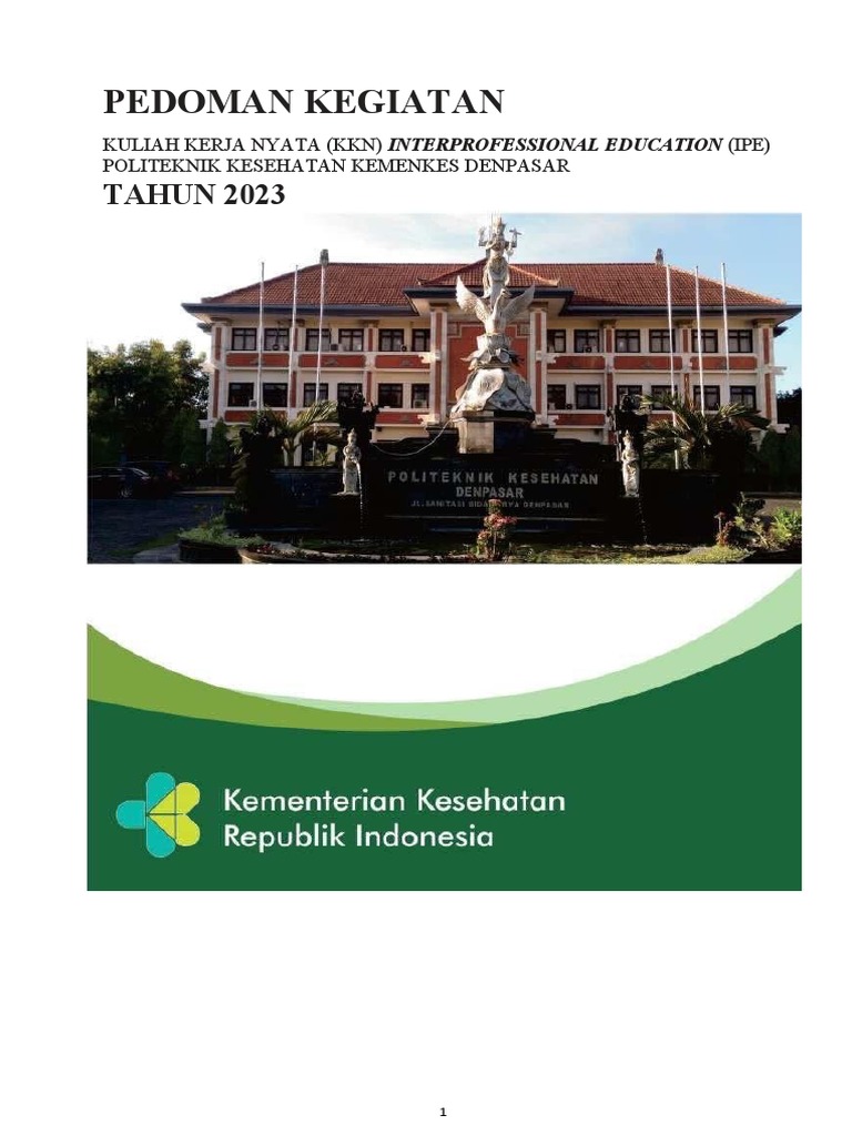 KKN Ipe 2023 Fix (Pedoman KKN 17 Januari) | PDF