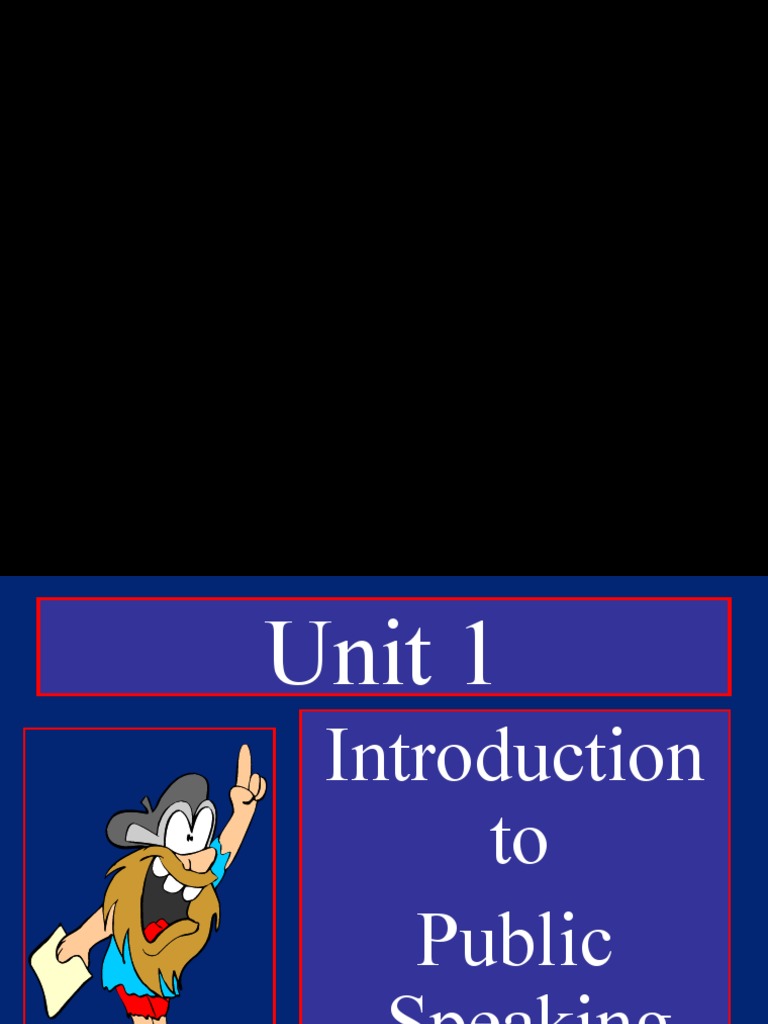 Introduction to Public Speaking Guide | PDF | Communication | Fear